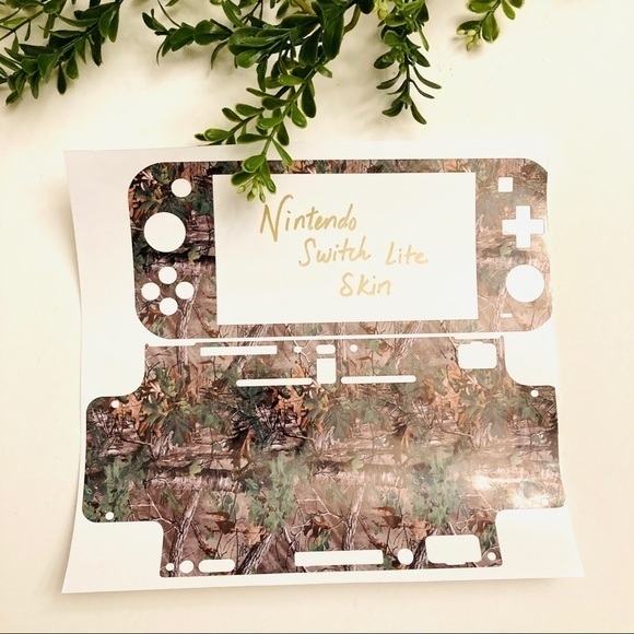 Nintendo | Toys | Nintendo Switch Lite Camouflage Vinyl Skin Custom New ...